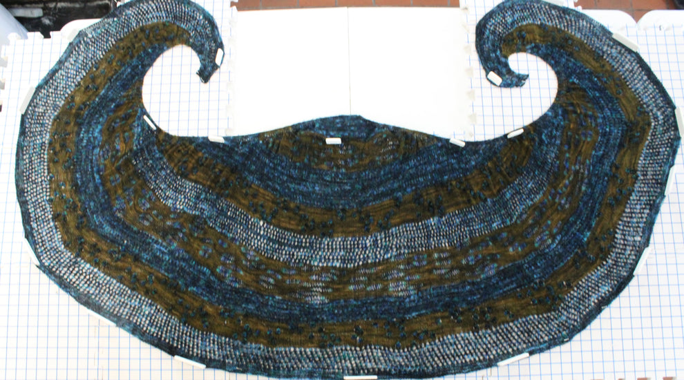 METAMORPHOSIS SHAWL - Assigned Pooling Knitting Pattern – Purple Lamb