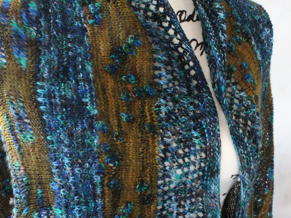 METAMORPHOSIS SHAWL - Assigned Pooling Knitting Pattern – Purple Lamb