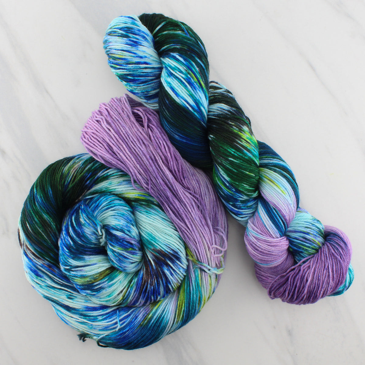 MONET'S WATER LILIES on Sock Perfection - Assigned Pooling Colorway ...