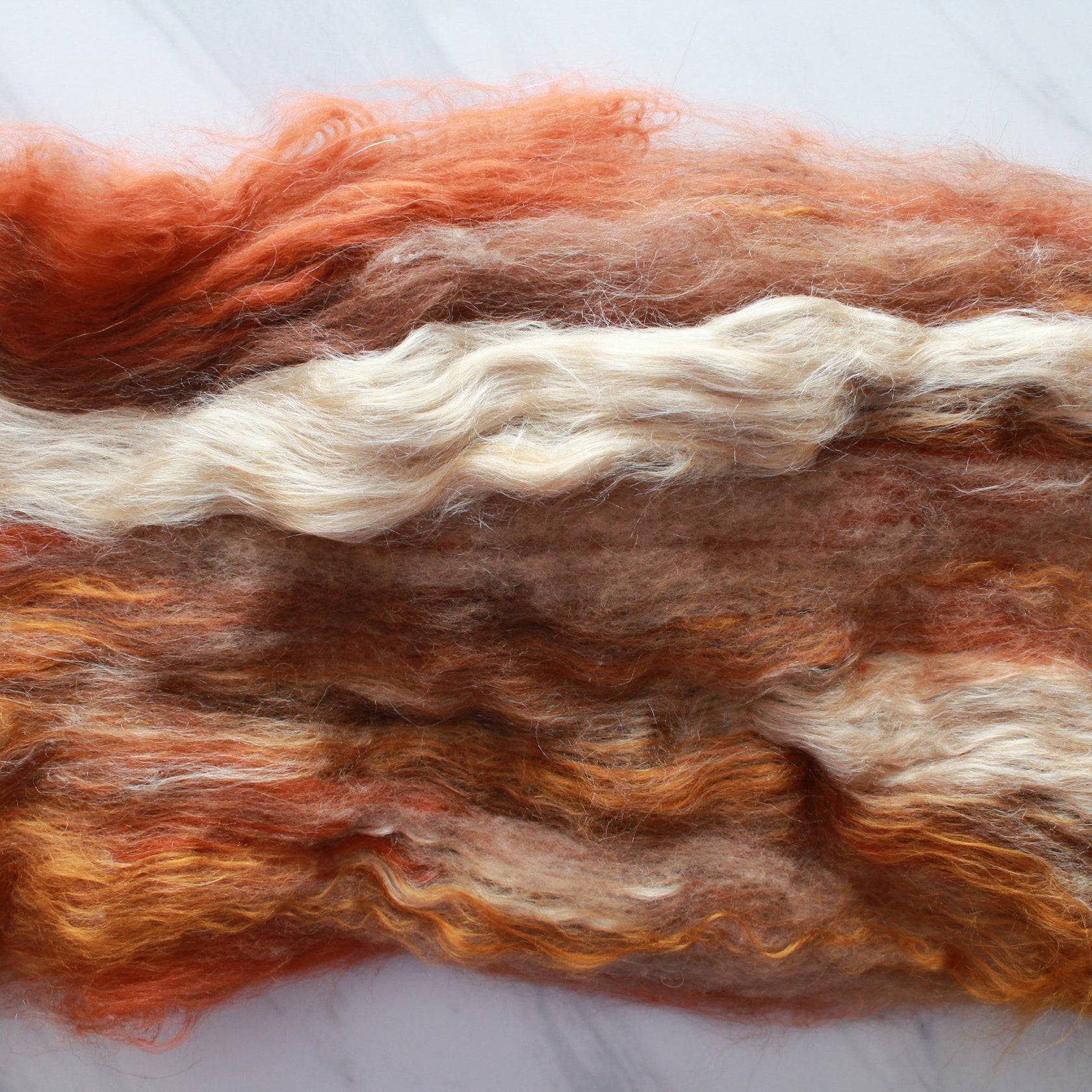 PUMPKIN SPICE LATTE Art Batts to Spin or Felt made by Purple Lamb
