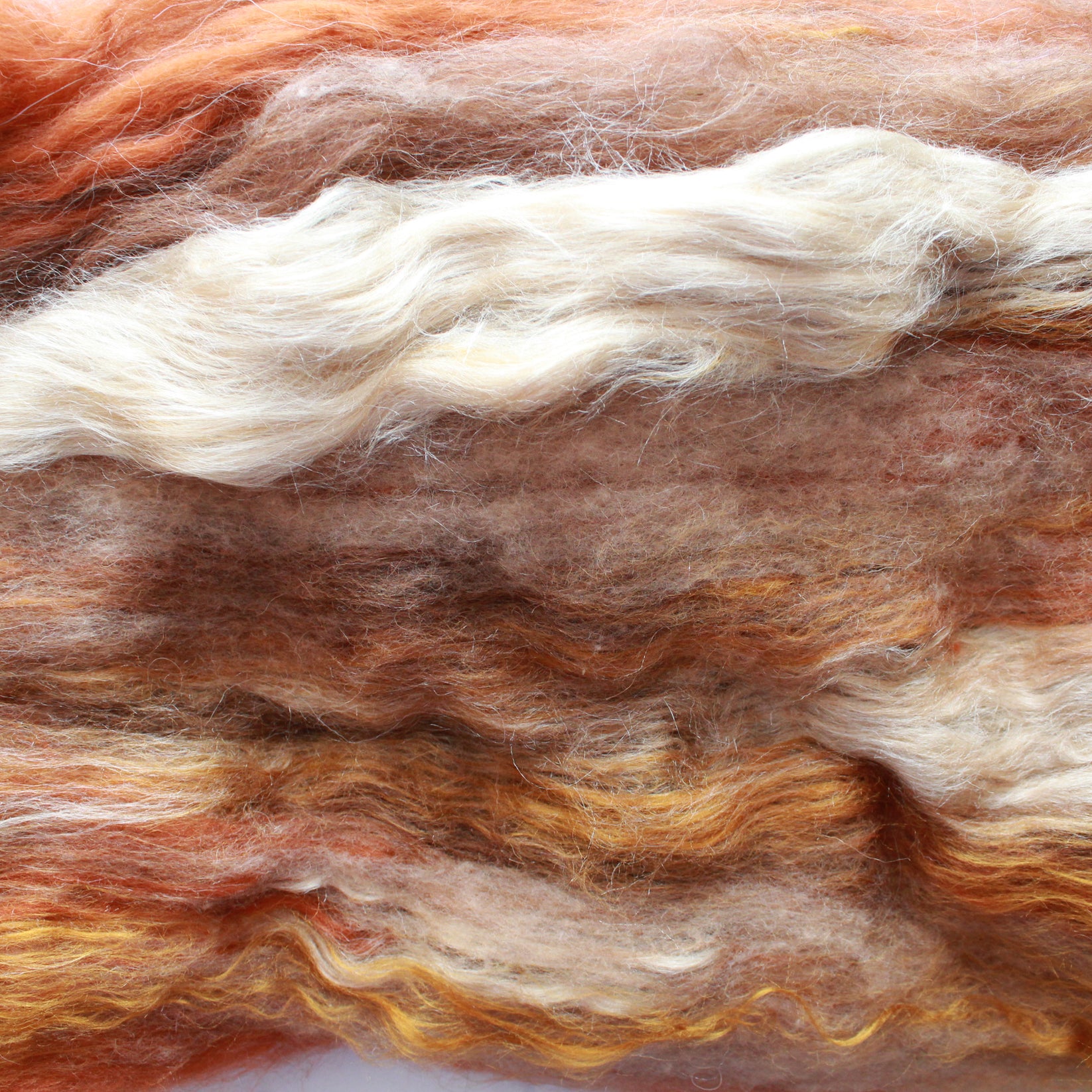 PUMPKIN SPICE LATTE Art Batts to Spin or Felt made by Purple Lamb