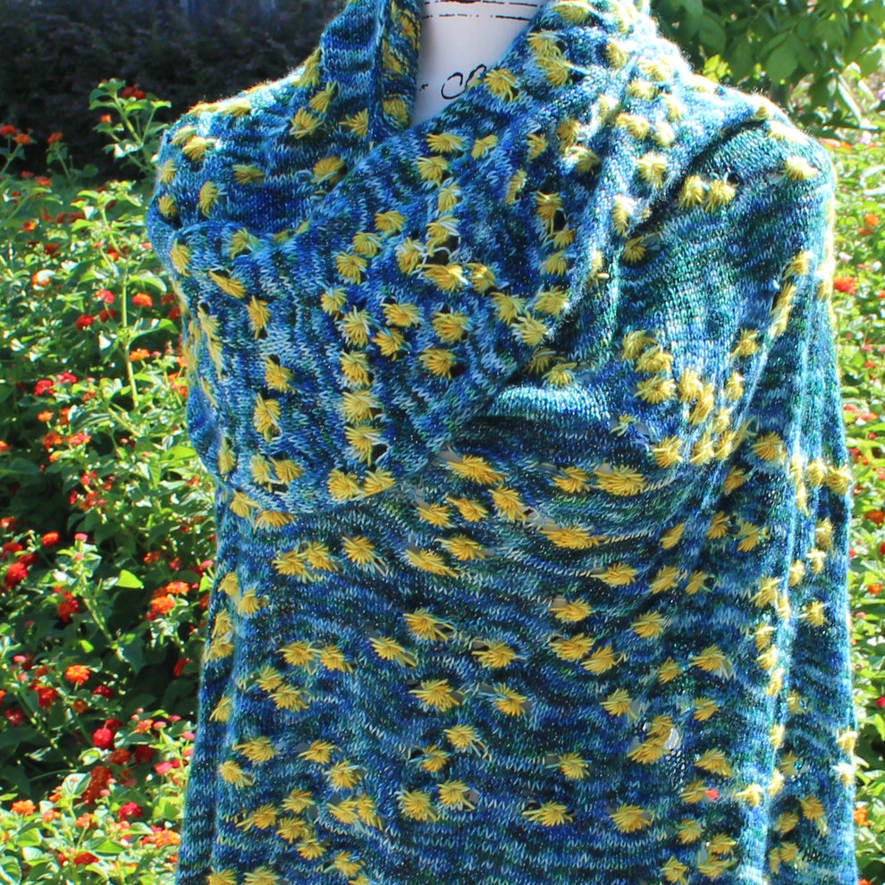 VAN GOGH'S STARRY NIGHT - Yarn Dyed to Order – Purple Lamb