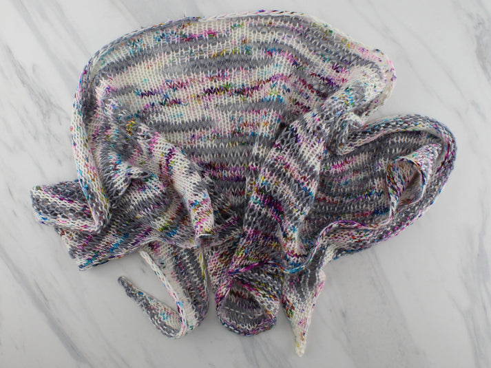 THE LONG WAY ROUND - Assigned Pooling Knitting Pattern - Purple Lamb